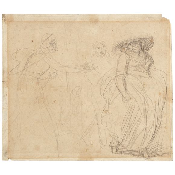 Bonhams : George Romney (Beckside 1734-1802 Kendal) A woman entreating ...