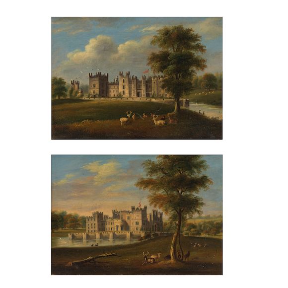 Bonhams : Follower of James Miller (British, active 1773-1791) A view ...