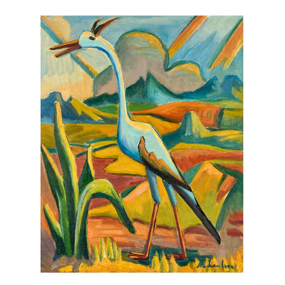 Bonhams : Maggie (Maria Magdalena) Laubser (South African, 1886-1973 ...